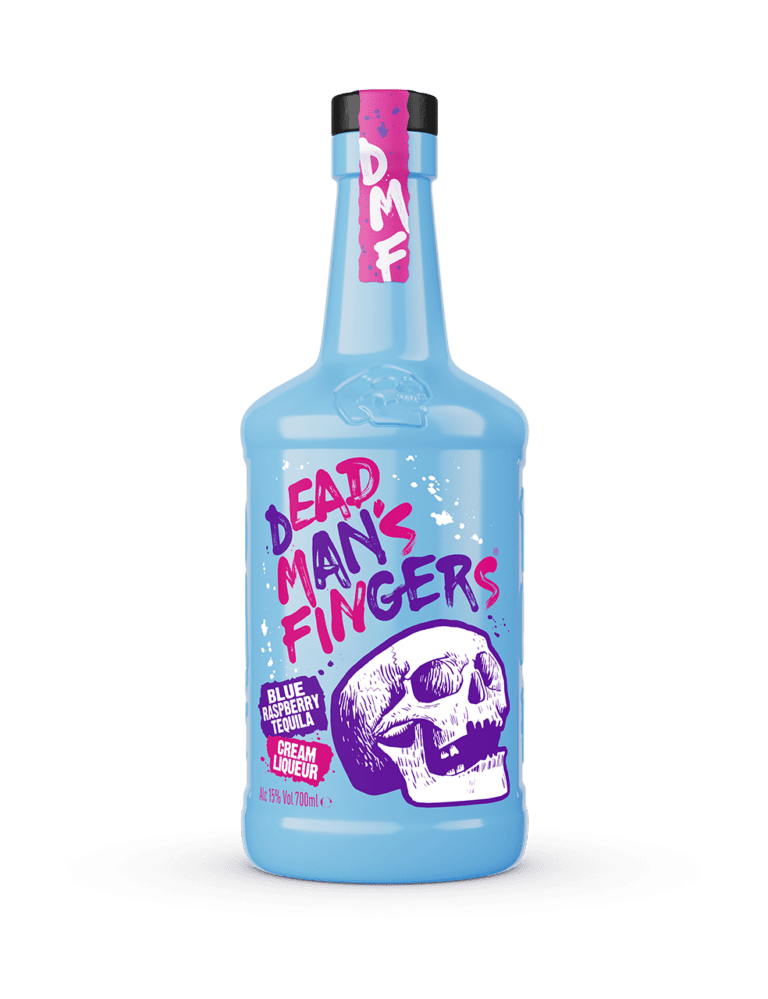 Blue Raspberry Tequila Cream Liqueur - Dead Man's Fingers